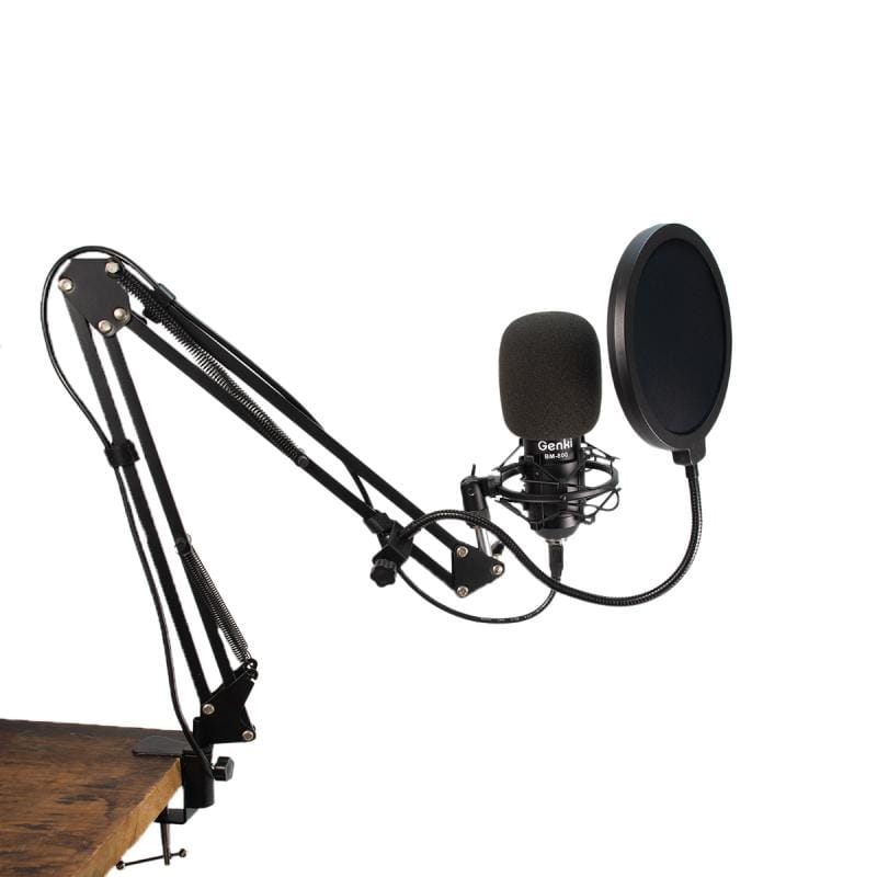 Microfono Condenser Bm800 Usb Kit Brazo Filtro Araña Antipop | CODISUR